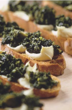 Winter Greens Crostini | Kale Bruschetta Recipe | Sarah Raven