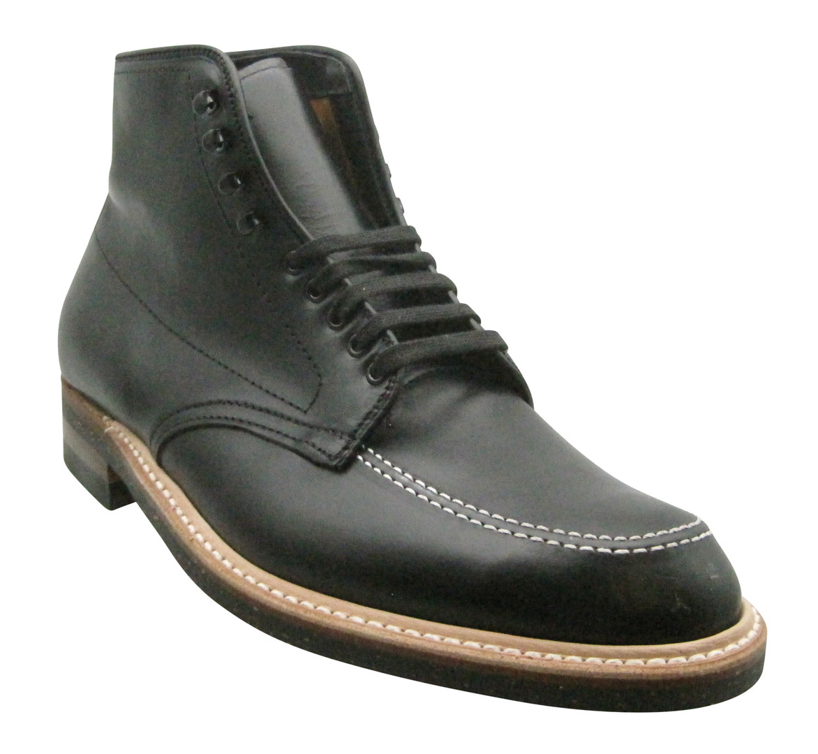 Alden Indy Workboot Black Leather #401 - Sherman Brothers Inc
