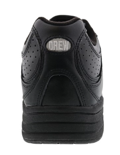 Drew Men's Surge Black All Leather Sneaker - Sherman Brothers Inc