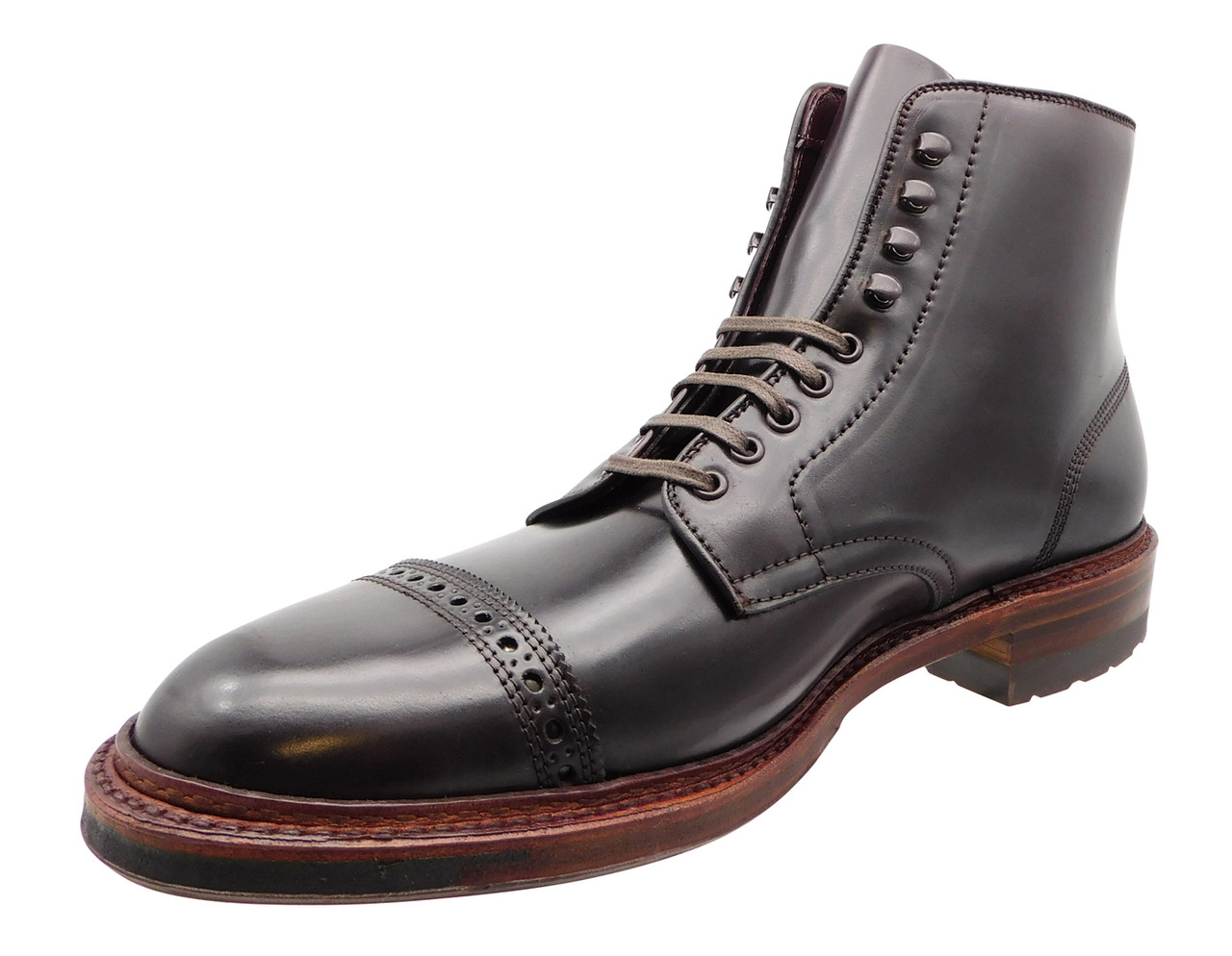 LIMITED EDITION "Charles" Color 8 Shell Cordovan Jumper Boots with ...