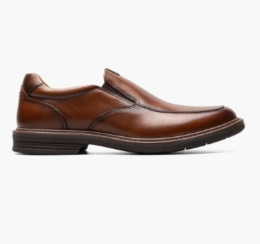 Florsheim Norwalk Moc Toe Slip on Cognac - Sherman Brothers Inc