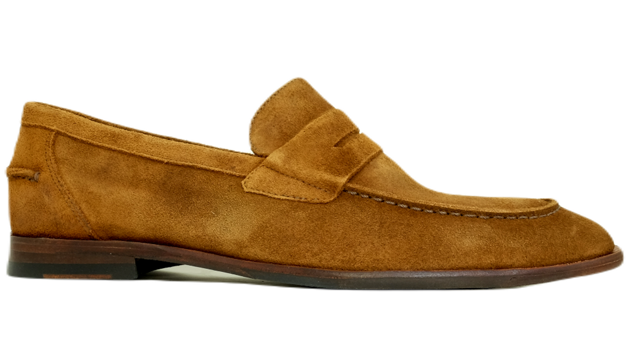 Alan Payne Naples Bourbon Suede - Sherman Brothers Inc