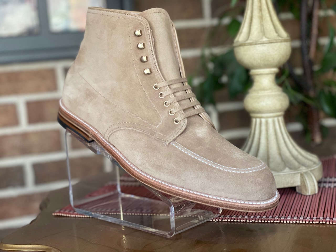Alden Limited Editon Tan Suede Indy Boots # D2946H - Sherman Brothers Inc