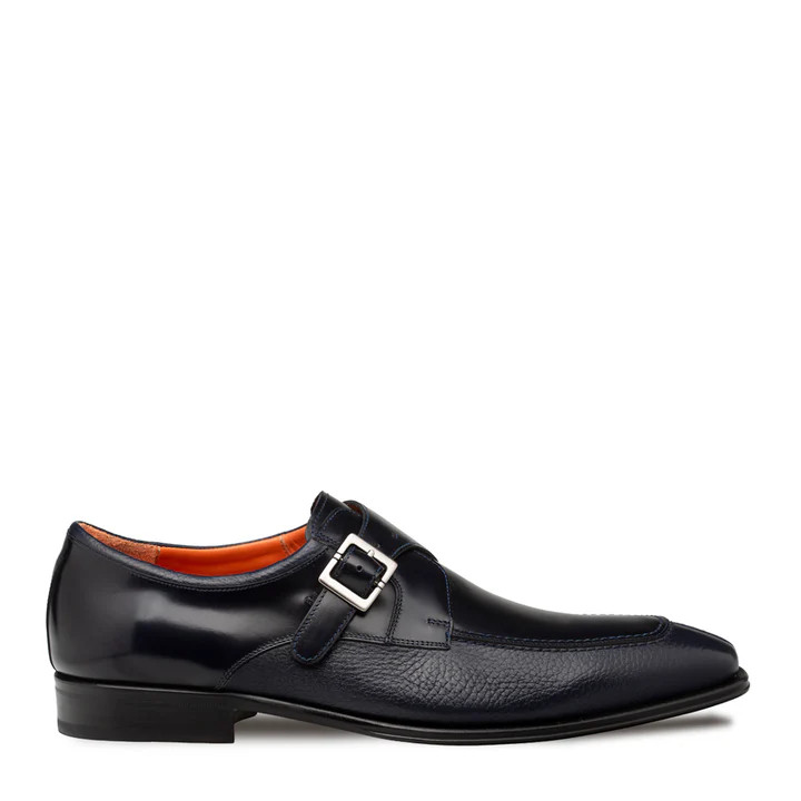 Mezlan PEGO MONK STRAP Blue - Sherman Brothers Inc