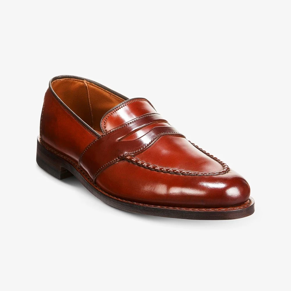 Allen Edmonds Randolph Shell Cordovan Penny Loafer Chili Cordovan ...