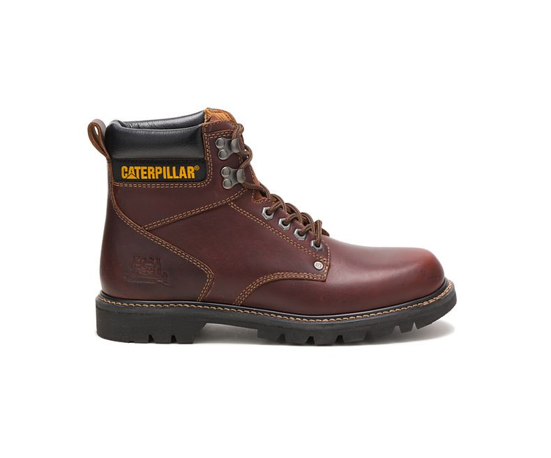 CAT Footwear Men's Second Shift Soft Toe Work Boot Tan - Sherman ...