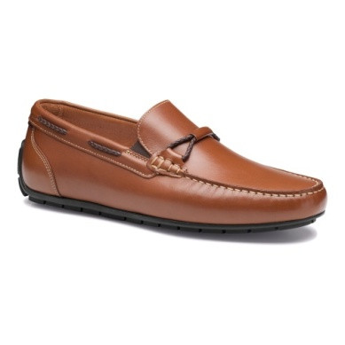 Johnson & Murphy Beck Leather Tan Full Grain Bit Loafer - Sherman ...