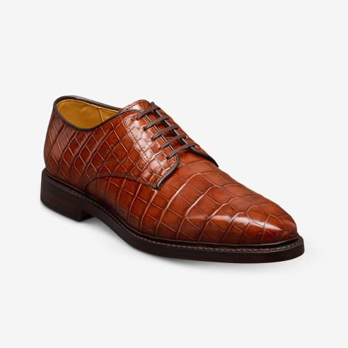 Allen Edmonds Maxwell Reserve Plain-toe Derby Dress Shoe Chili Croc ...