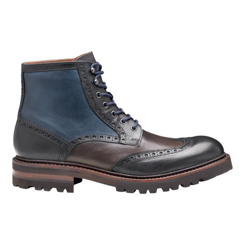 Johnston & Murphy Men's Dudley Lug Wingtip Boot Multi Color - Sherman ...