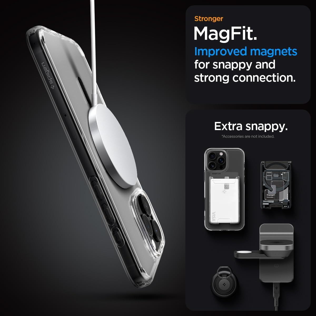 Spigen Ultra Hybrid Mag Fit for Apple iPhone 16 Pro Max - Carbon Fiber ...