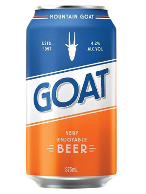 Buy MOUNTAIN GOAT VERY ENJOYABLE BEER CANS 375ML Online | GoodDrop