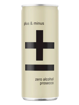 Buy PLUS AND MINUS ZERO PROSECCO CANS 250ML Online | GoodDrop