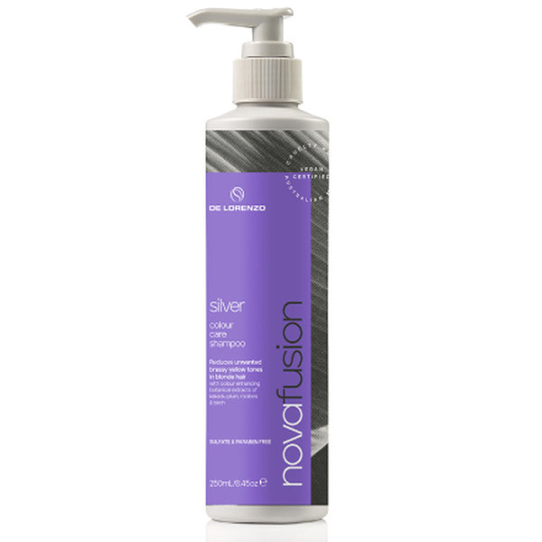 De Lorenzo Novafusion Shampoo - Silver - Vivo Hair Salon and Skin Clinic