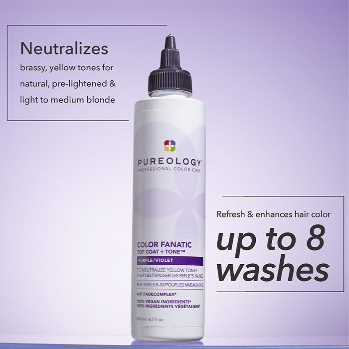 Pureology Color Fanatic Top Coat + Tone Purple - Vivo Hair Salon and ...