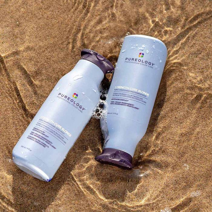 Pureology Strength Cure Blonde Purple Duo Bundle - Vivo Hair Salon and ...