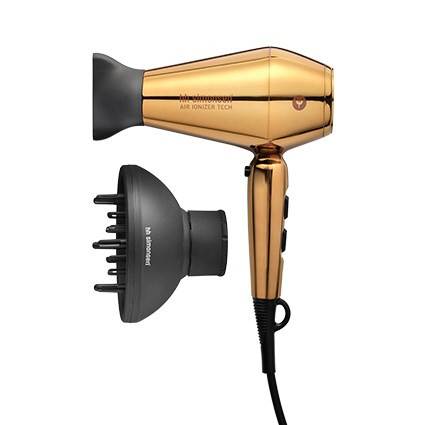 HH Simonsen Compact Hair Dryer with Diffuser - Gold - Vivo Hair Salon ...