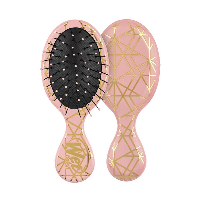 Wet Brush Geo Mini Detangler Peach - Vivo Hair Salon and Skin Clinic