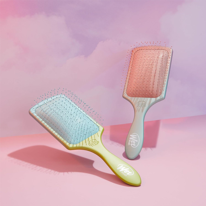 Wet Brush Paddle Detangler Feel Good Ombre - Green/Blue - Vivo Hair ...