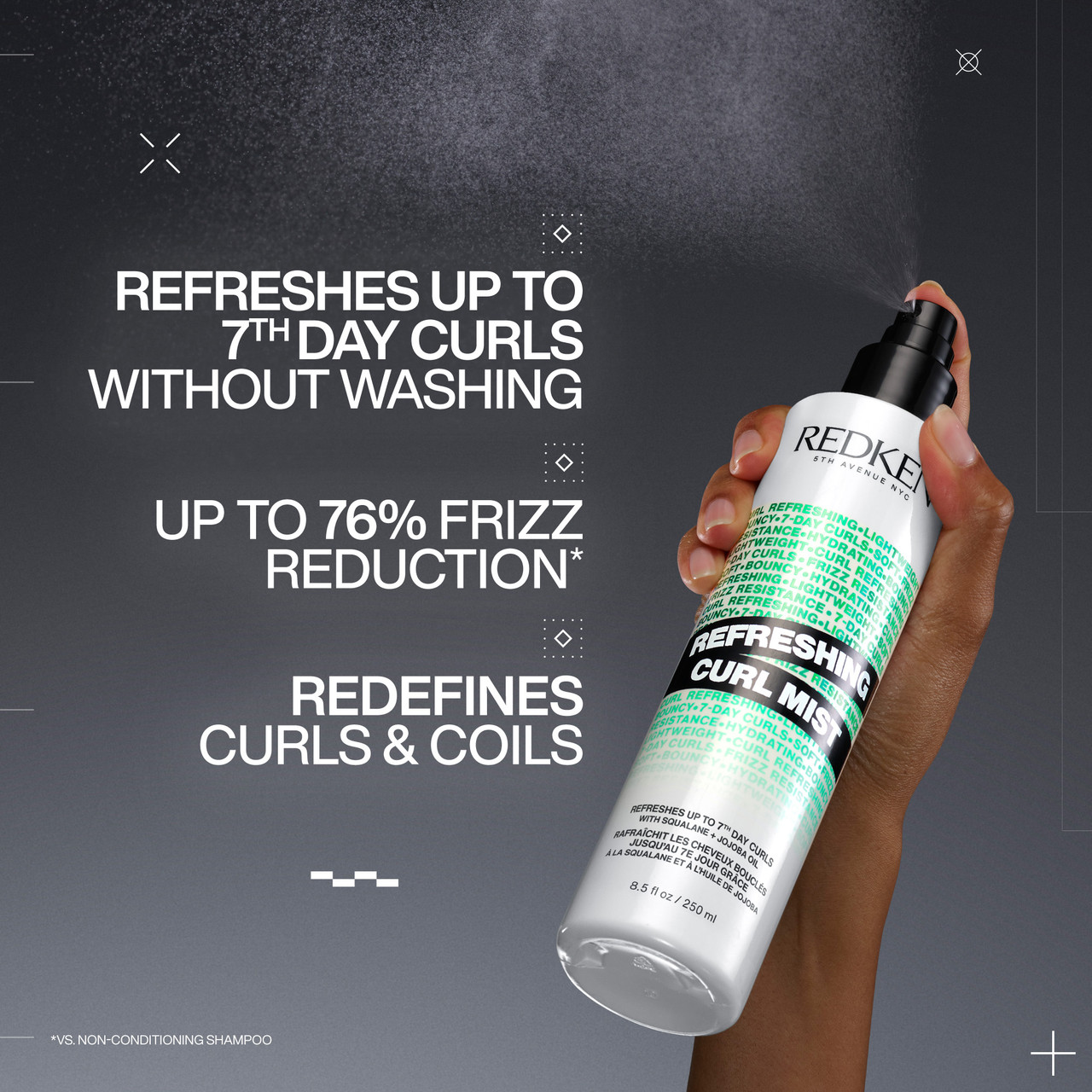 Redken Refreshing Curl Mist | Vivo Hair Salons