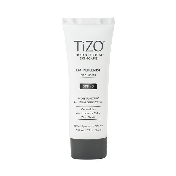 TIZO AM REPLENISH Non-Tinted moisturising mineral SPF 40 - Vivo Hair ...