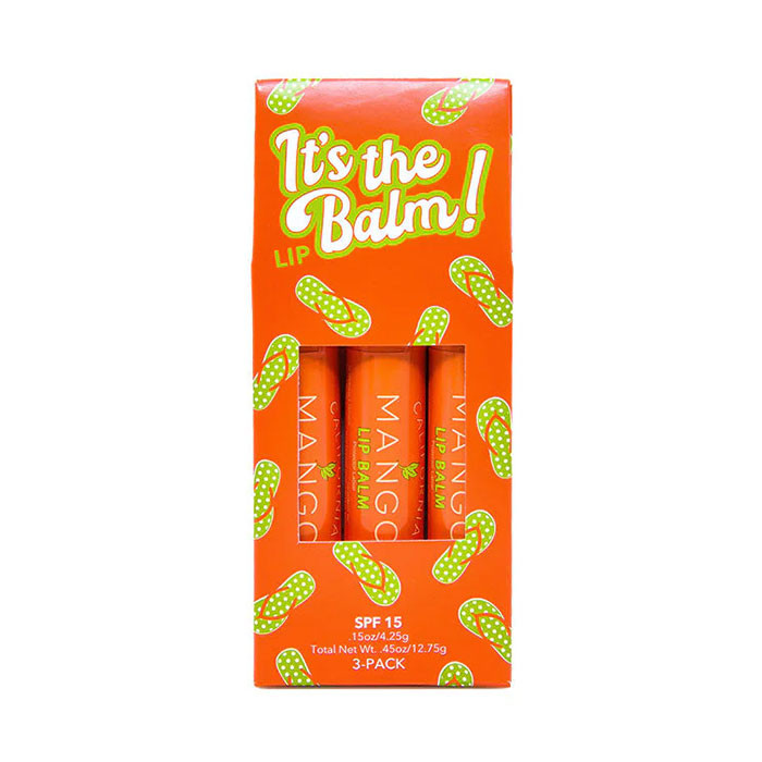 California Mango It's The Balm 3 Pce Pack- Lip Balm SPF 15 - Vivo Hair ...