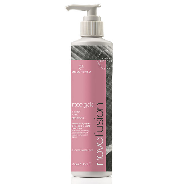 De Lorenzo Novafusion Rose Gold Shampoo | Vivo Hair Salons