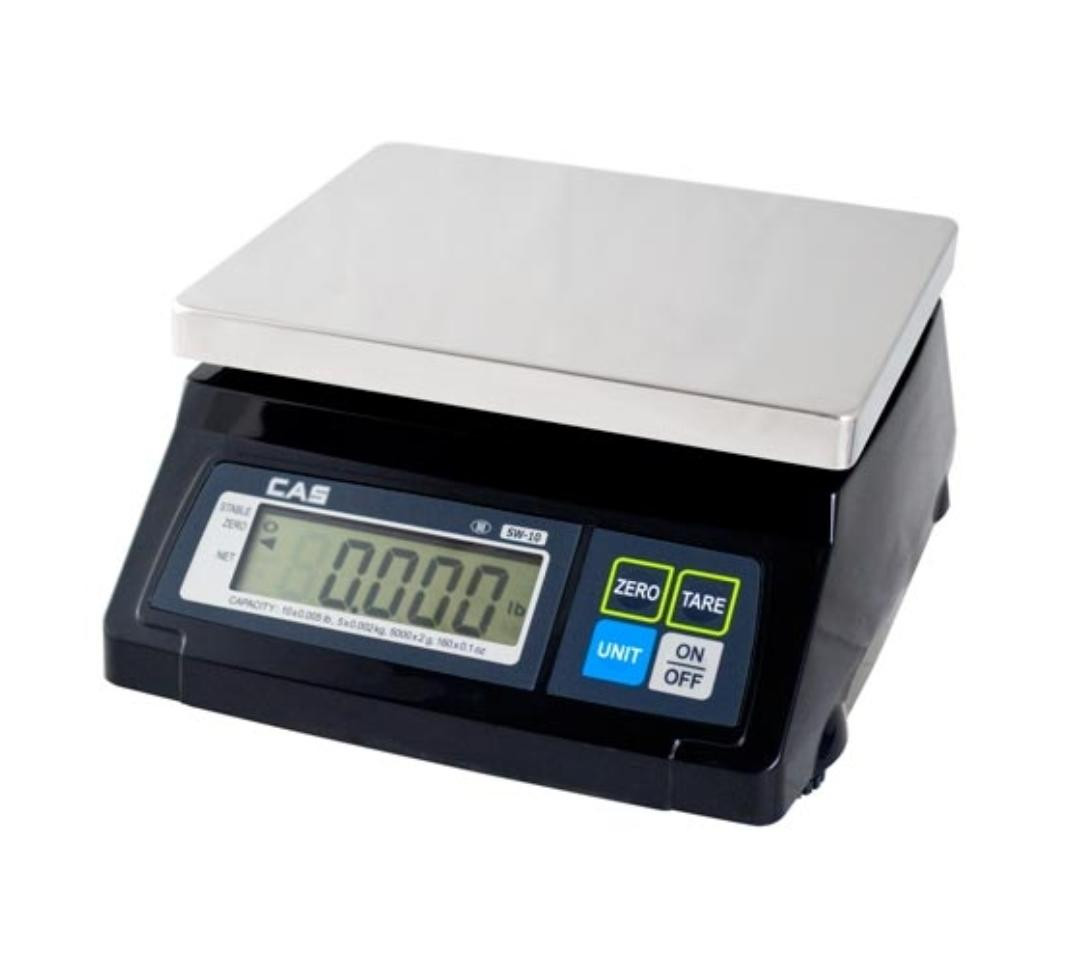 CAS PD-2Z30 Dual Range POS Interface Scale, 15/30 lb x 0.005/0.01 lb ...