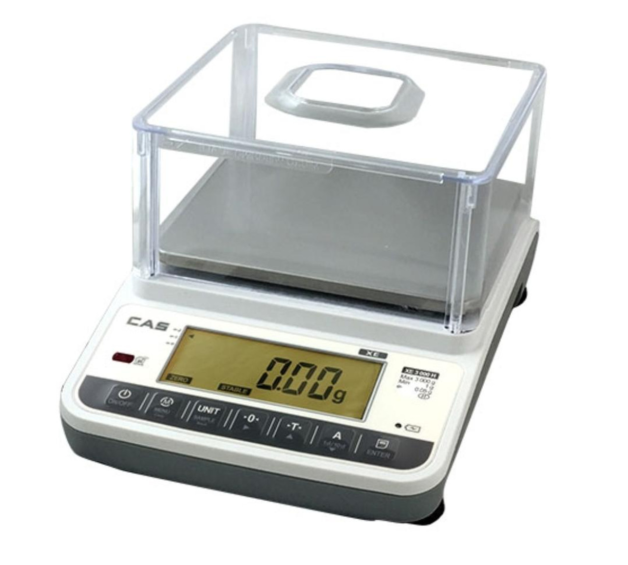CAS XE-600 High Accuracy Bench Scale, 600 g x 0.01 g - Scales Plus