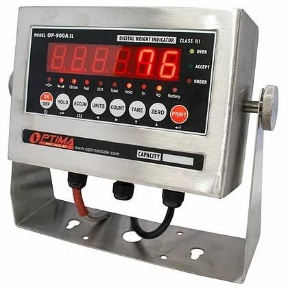 Optima Scale OP-900A-SL-13 Washdown LED Indicator, NTEP - Scales Plus
