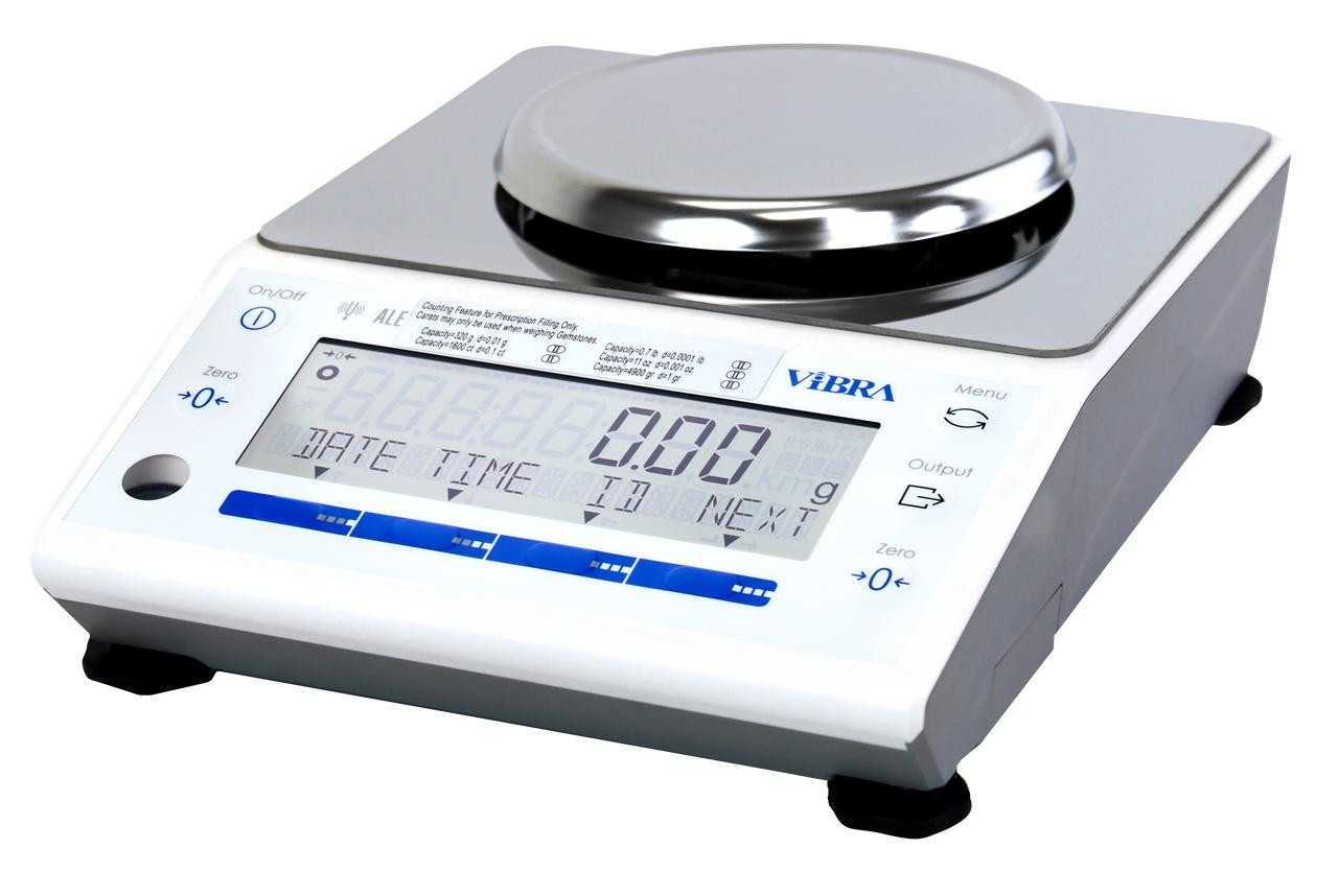 ViBRA ALE-6202 Precision Balance, 6200 g x 0.01 g, NTEP, Class II - Scales Plus