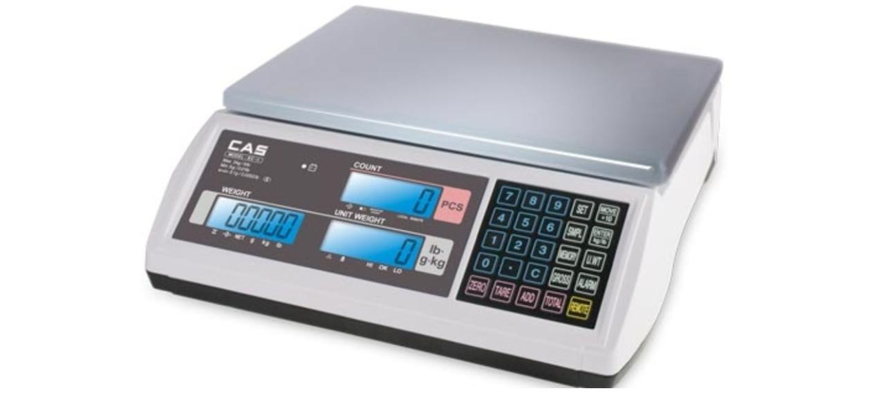 CAS EC2-6 Counting Scale, Dual Scale Capable, 6 lb x 0.0002 lb - Scales ...