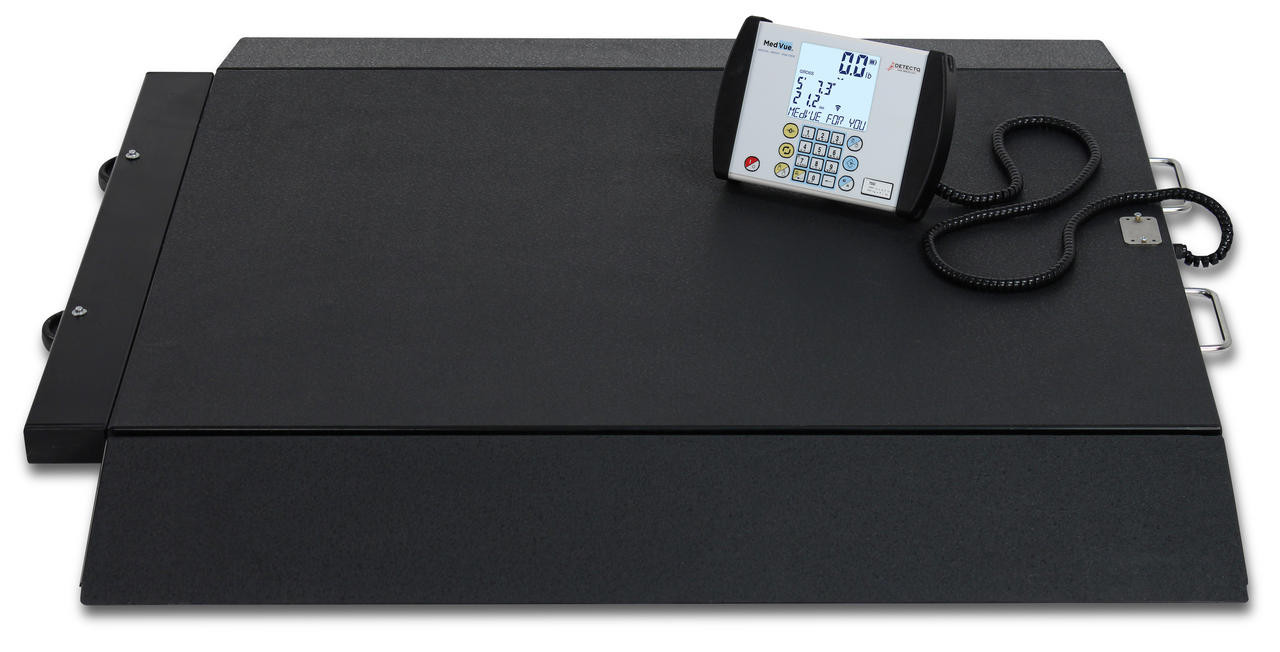 Cardinal Detecto BRW1000-C-AC Wheelchair Scale, with BT/WIFI, 1000 lb x ...