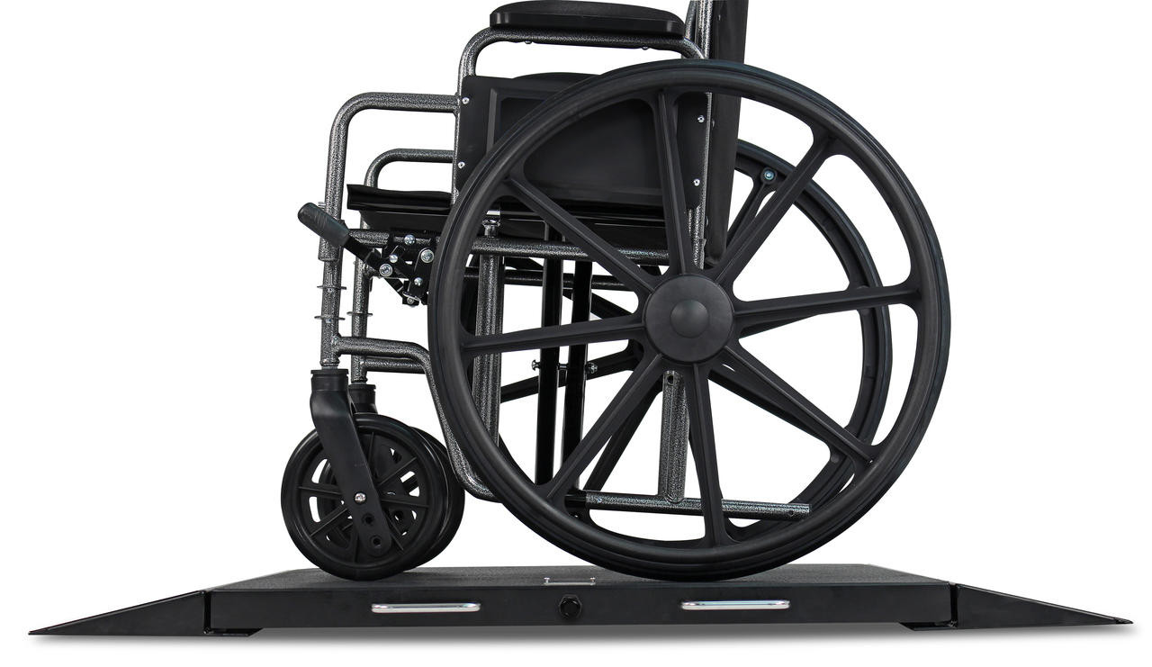 Cardinal Detecto 6400-C-AC Portable Wheelchair Scale, With AC Adapter ...