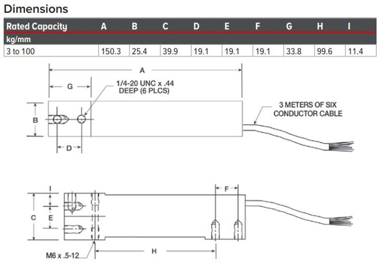 HBM SP4M-50kg Single Point Load Cell | Scales Plus