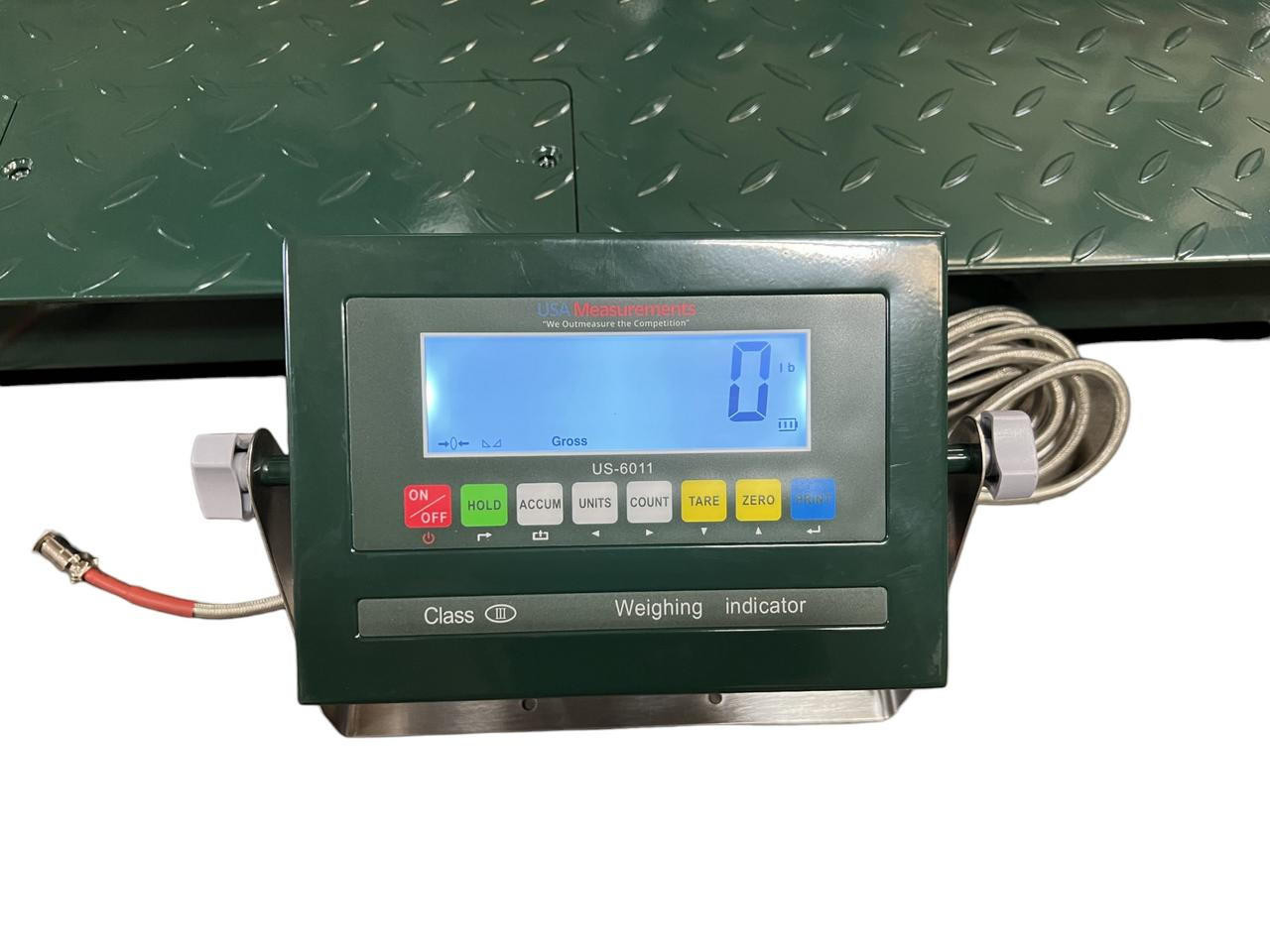 USA Measurements Mr. Reliable Floor Scale, 10,000 lb, 7x7 | Scales Plus