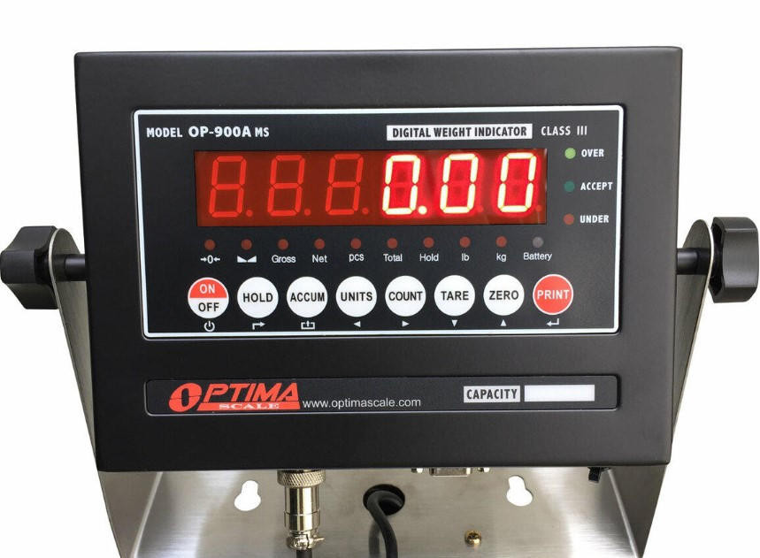 Optima OP-917-2000 Drum Scale with OP-900 Indicator | Scales Plus