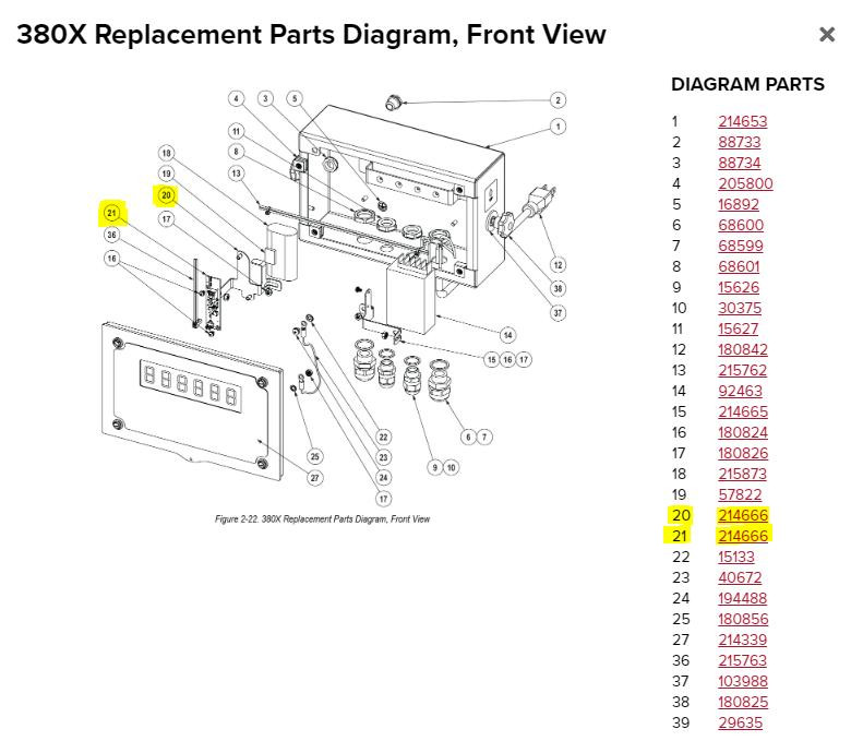 Rice Lake Battery Bracket, 380x | Scales Plus