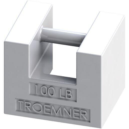 Troemner 100 lb Cast Iron Grip Handle Calibration Weight, ASTM Class 6 ...
