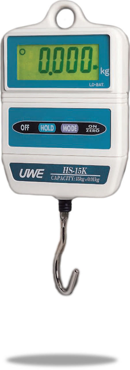UWE HS-30K Hanging Scale, 66 lb x 0.05 lb - Scales Plus