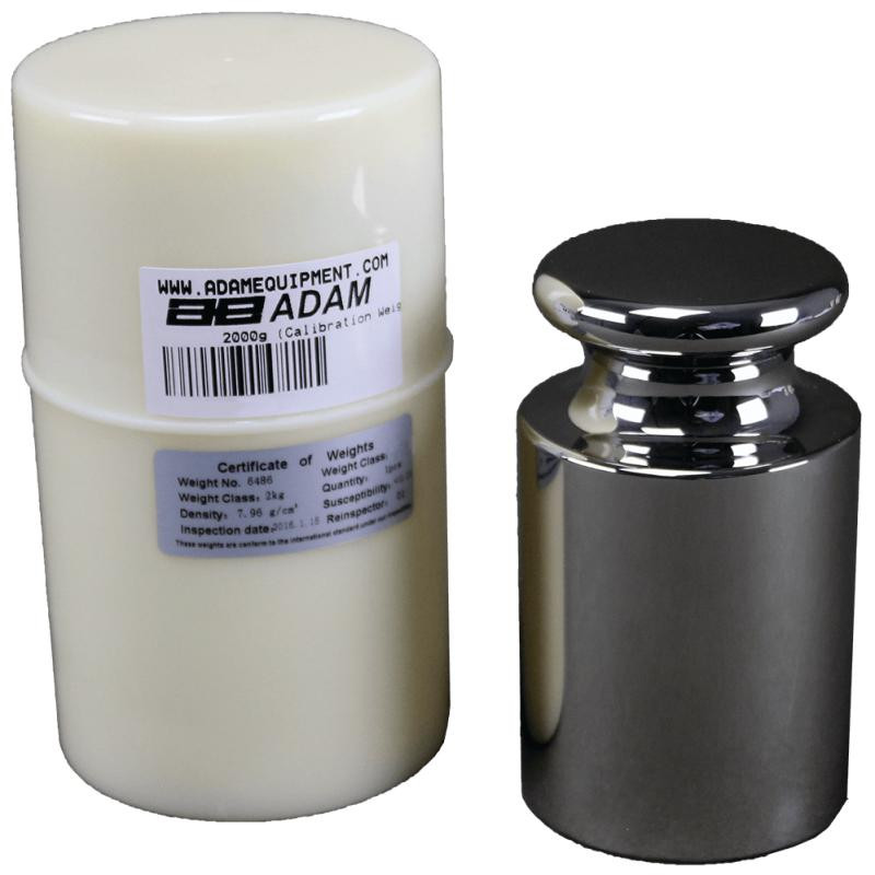 Adam Equipment 2000g Calibration Weight, ASTM Class 1 | Scales Plus
