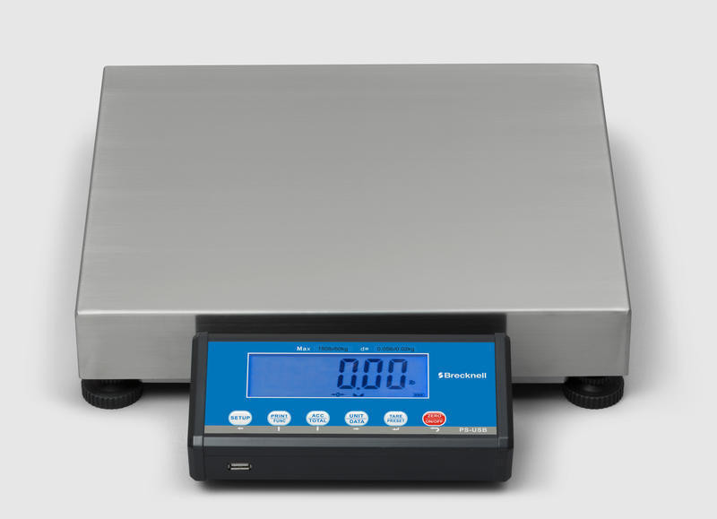 Brecknell PS-USB 150 lb Portable Shipping Scale, 150 lb x 0.05 lb, NTEP ...