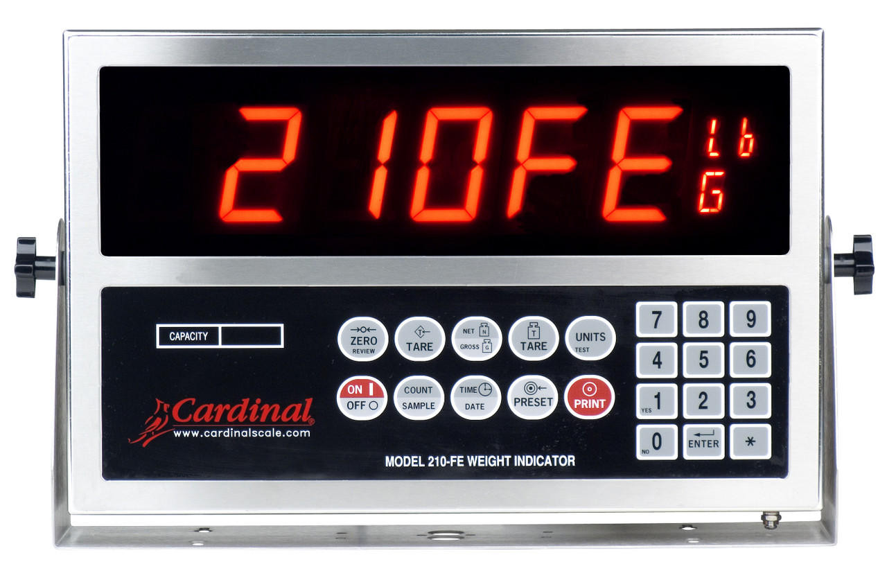 Cardinal Detecto 210-FE Digital Programmable Indicator, NTEP - Scales Plus