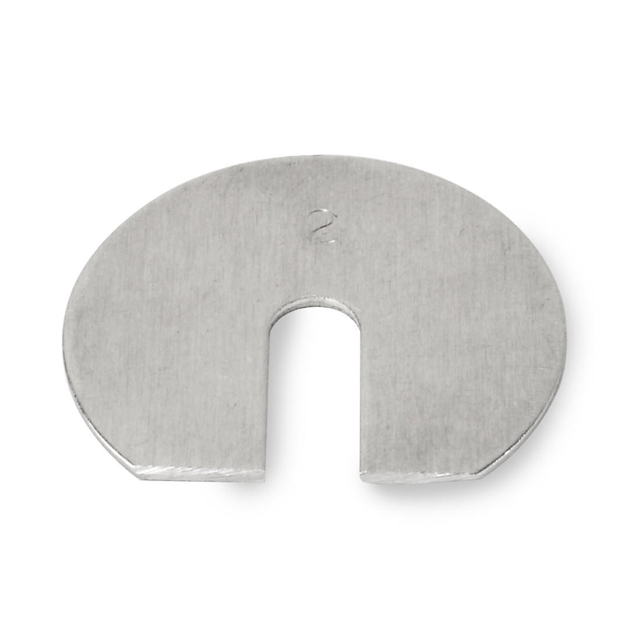 Troemner 2 G Aluminum Slotted Weight No Certificate Astm Class 7