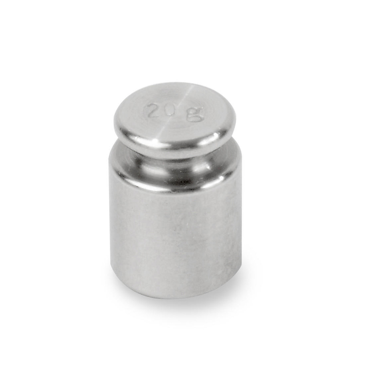 Troemner 20 G Stainless Steel Cylindrical Screw Knob Weight Traceable