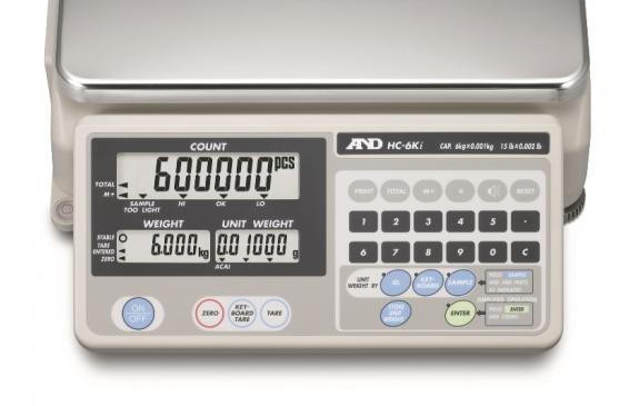 A&D Weighing HC-30Ki Industrial Counting Scale , 60 lb x 0.01 lb ...