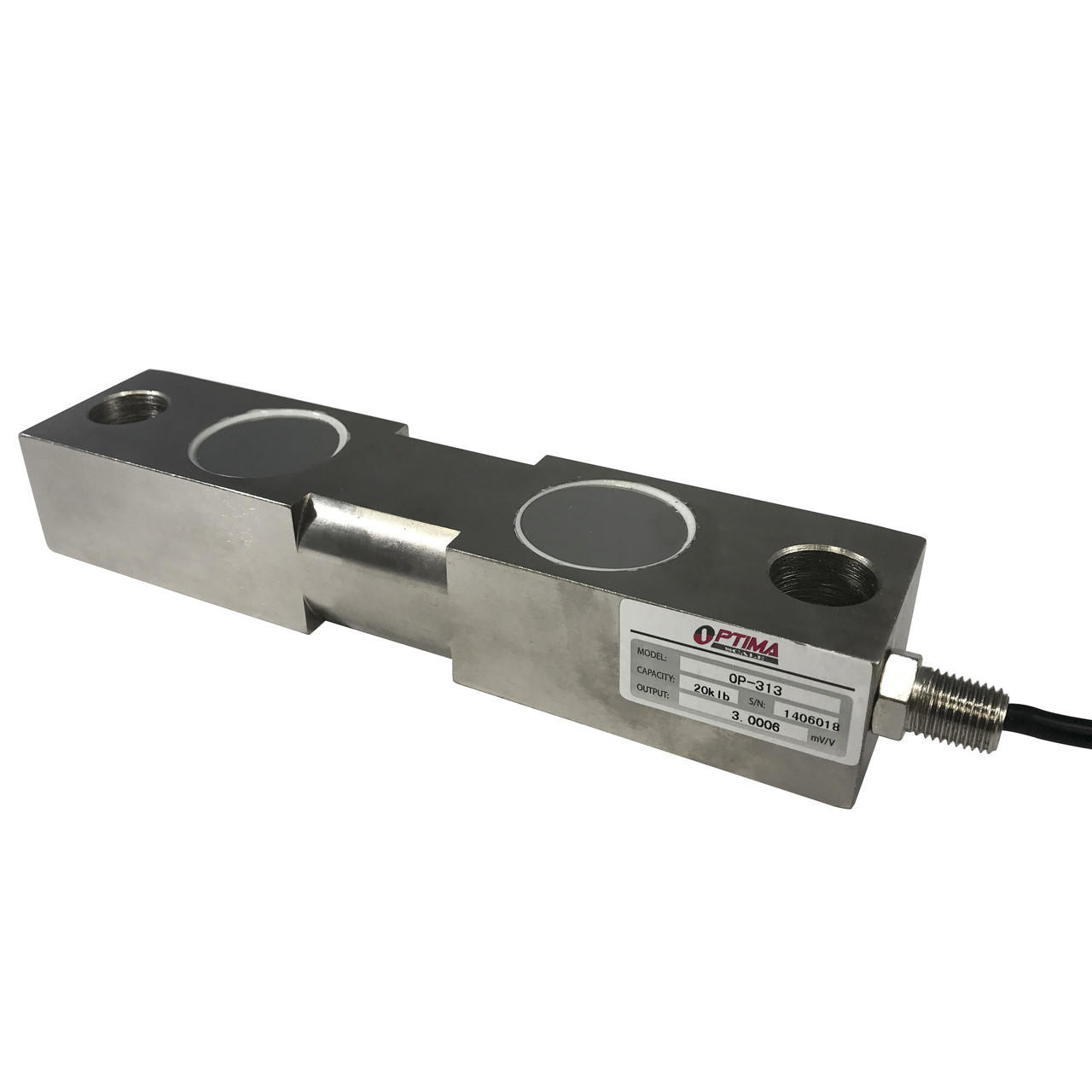 Optima OP-313 125,000 lb Double Ended Beam Load Cell - Scales Plus