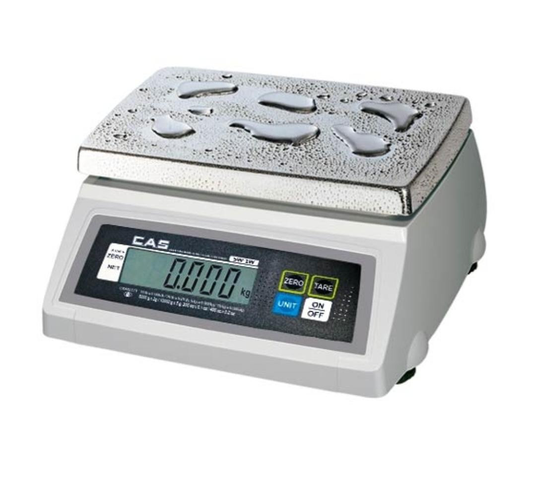 CAS SW-1W20DD Dual Range Portion Control Washdown Scale, 10/20 lb x 0. ...