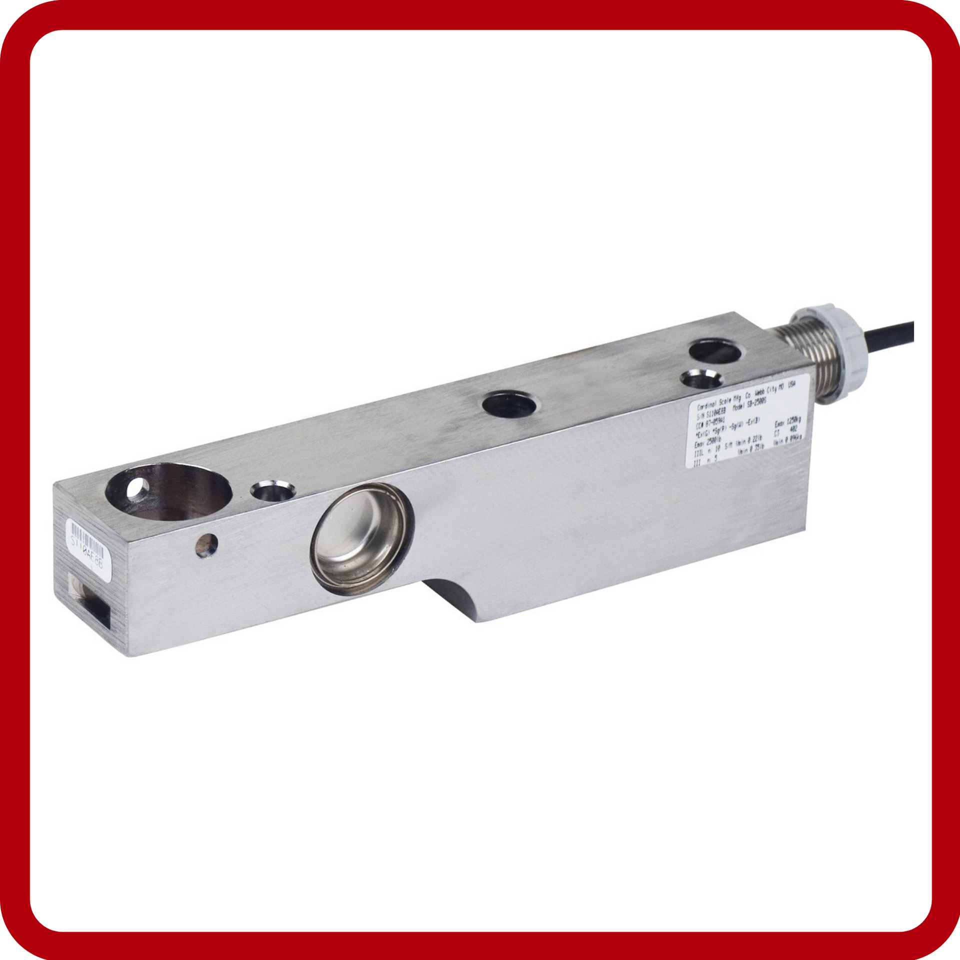 Cardinal Detecto Single Ended Beam Load Cells | Scales Plus