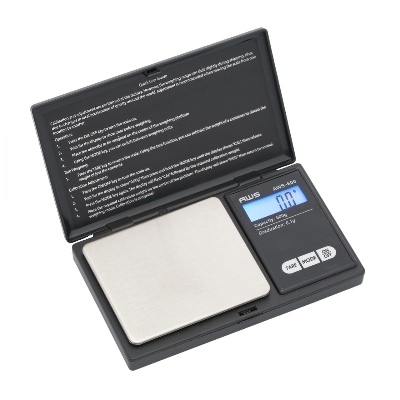 Brecknell EPB-3000g Digital Pocket Scale, 3000 g x 0.1 g
