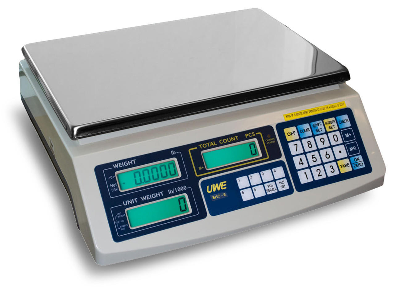 UWE PSC-AB-150 Counting Scale, 150 lb x 0.01 lb - Scales Plus